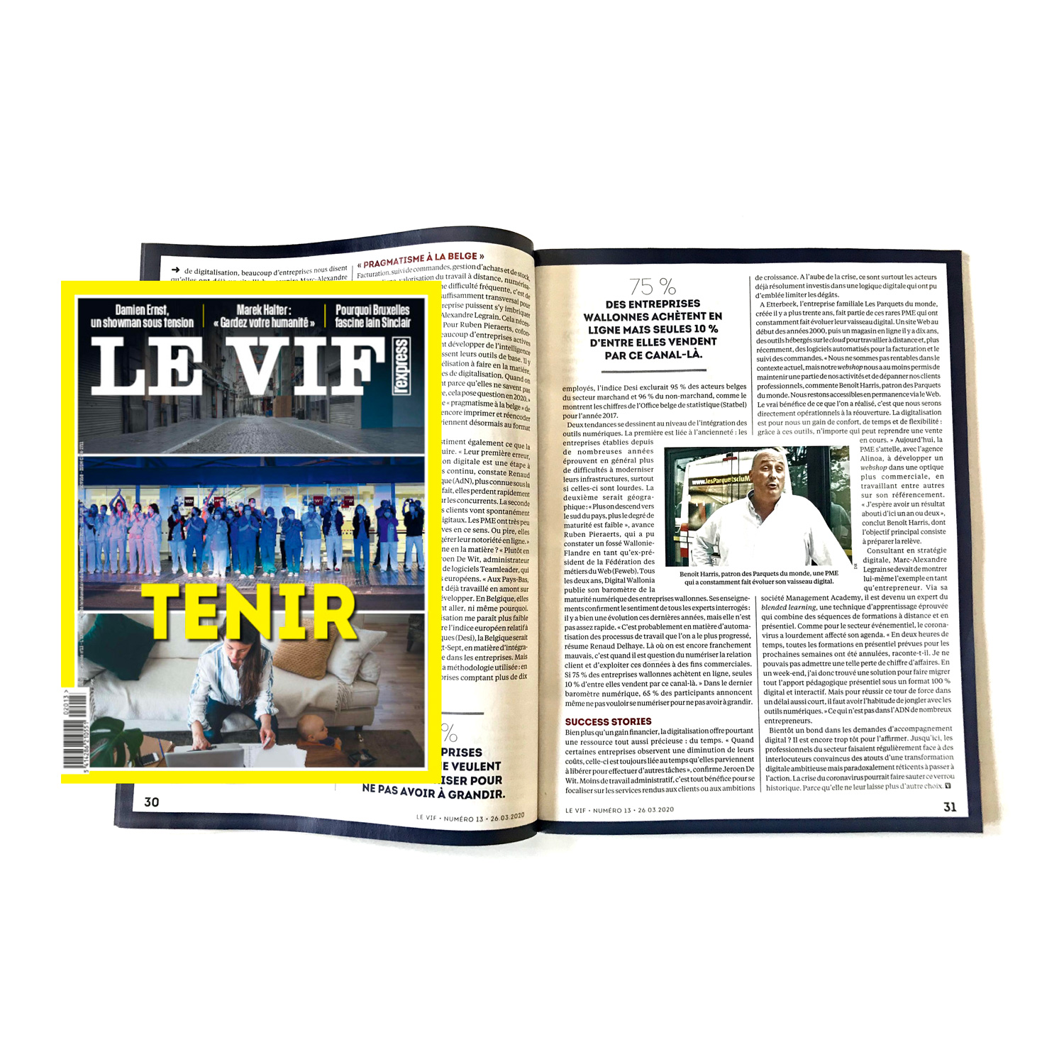 Le Vif | Success Story : Les Parquets du Monde - Alinoa